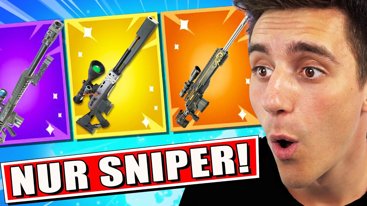 🎯ONLY SNIPER CHALLENGE 🎯- Fortnite Chapter 5! - YouTube