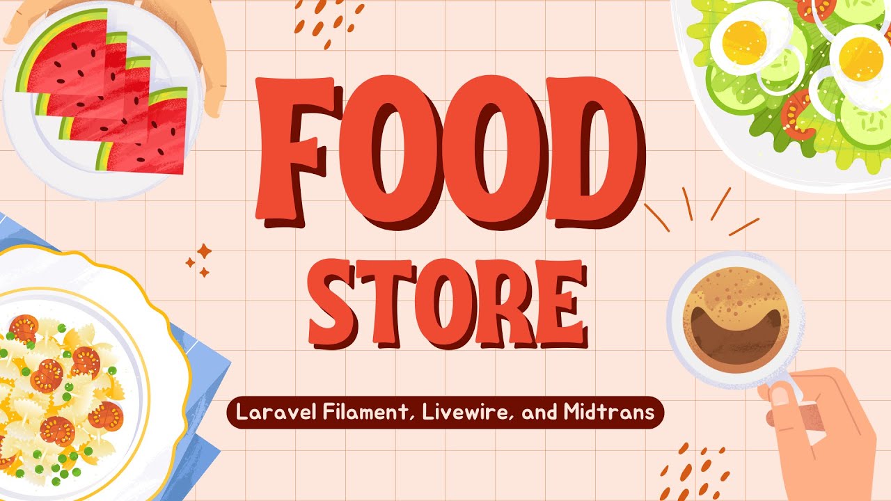 Food Store - Website Demo - YouTube