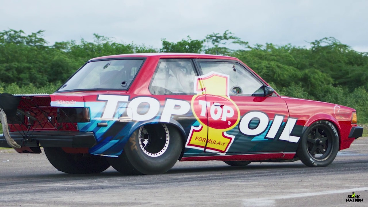 Lueboyz Racing Top1oil Drag Corolla. - YouTube
