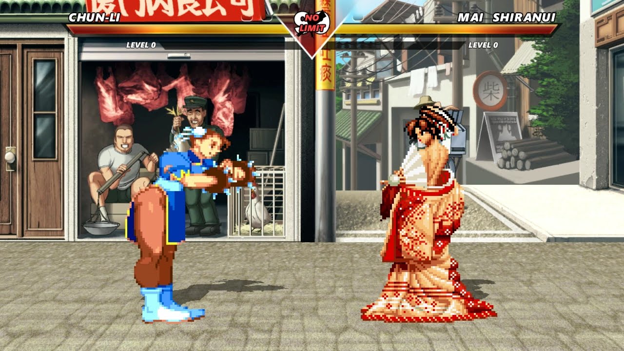 CHUN LI vs MEI SHIRANUI - Highest Level Amazing Fight! - YouTube