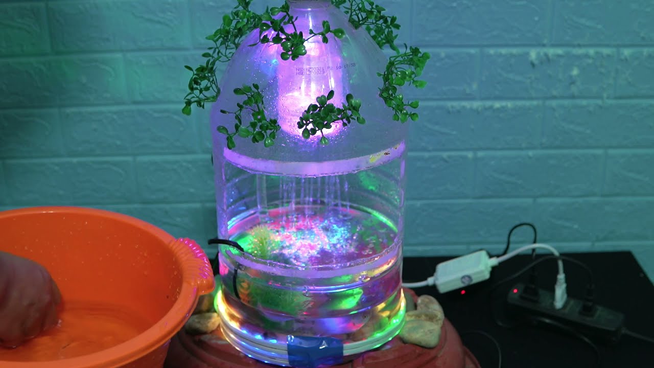 DIY Fish Aquarium At Home - How to make Fish Tank using Plastic Bottle ...