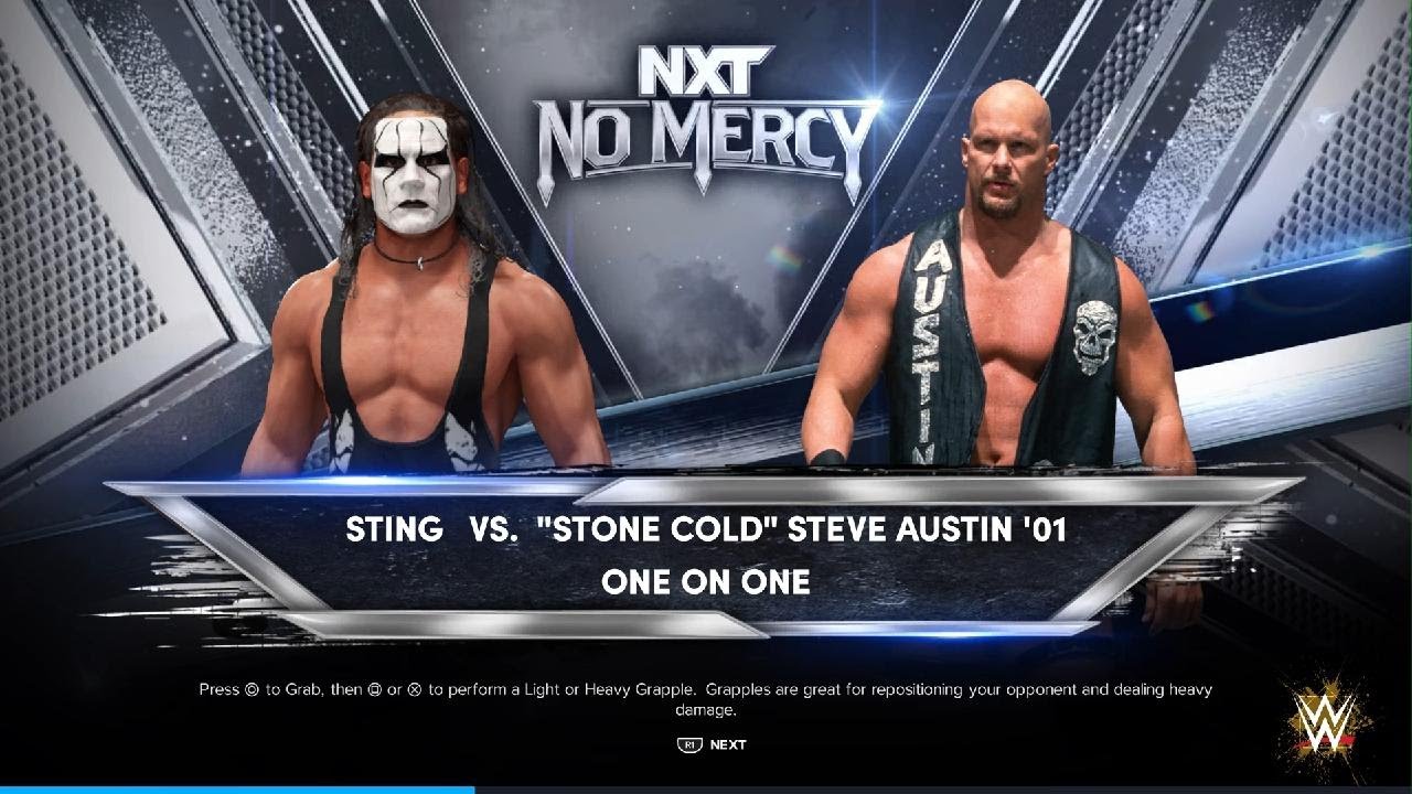 WWE 2K24 Sting vs "Stone Cold" Steve Austin - YouTube
