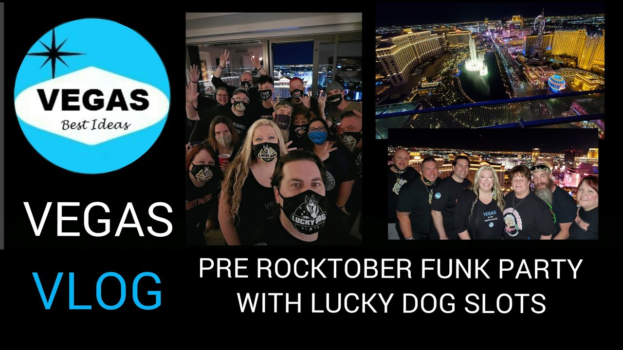 VEGAS VLOG - Pre Funk Party With Lucky Dog Slots In Cosmo Suite - YouTube