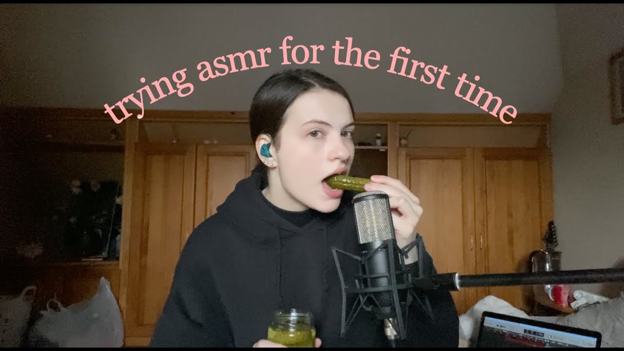trying asmr for the first time - YouTube
