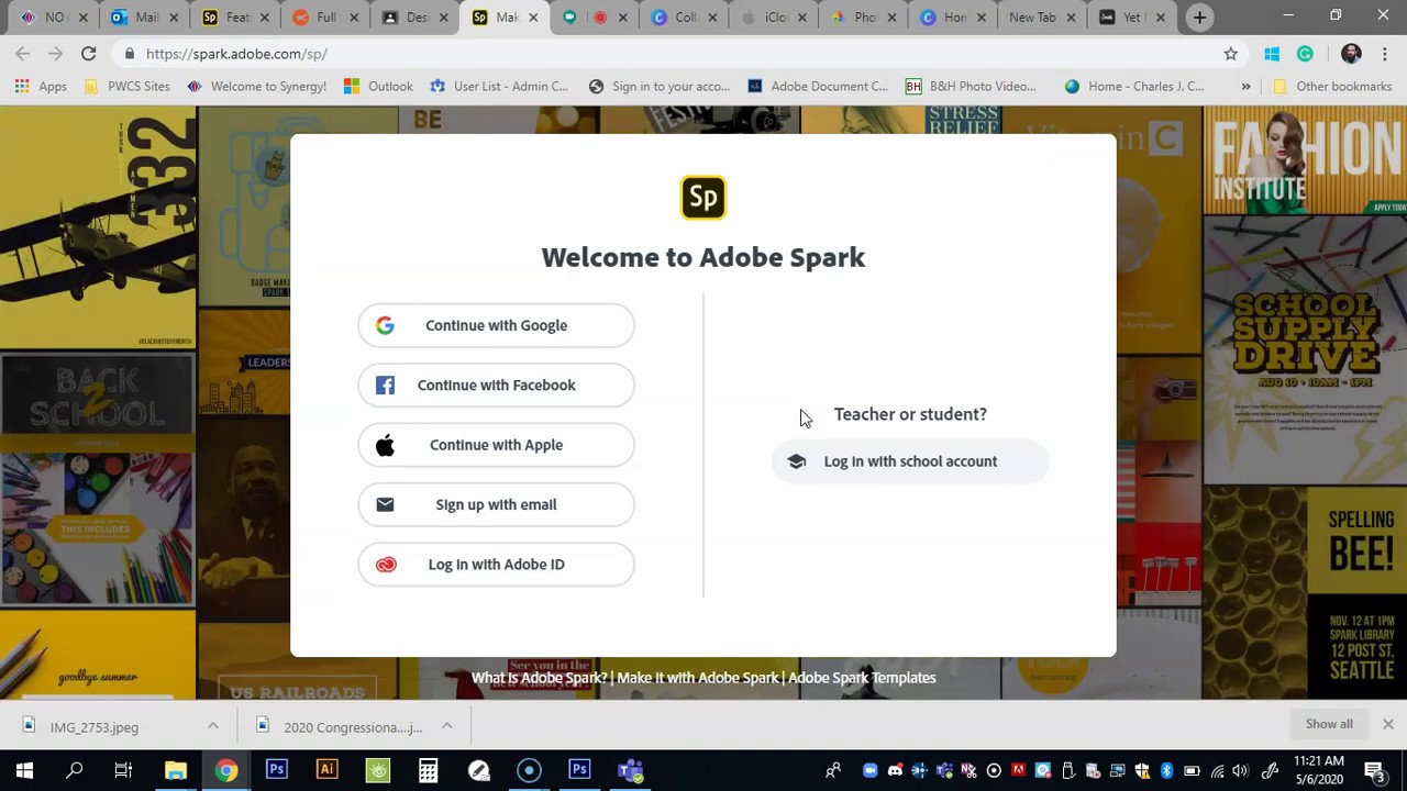 Adobe Spark Card design tutorial - YouTube