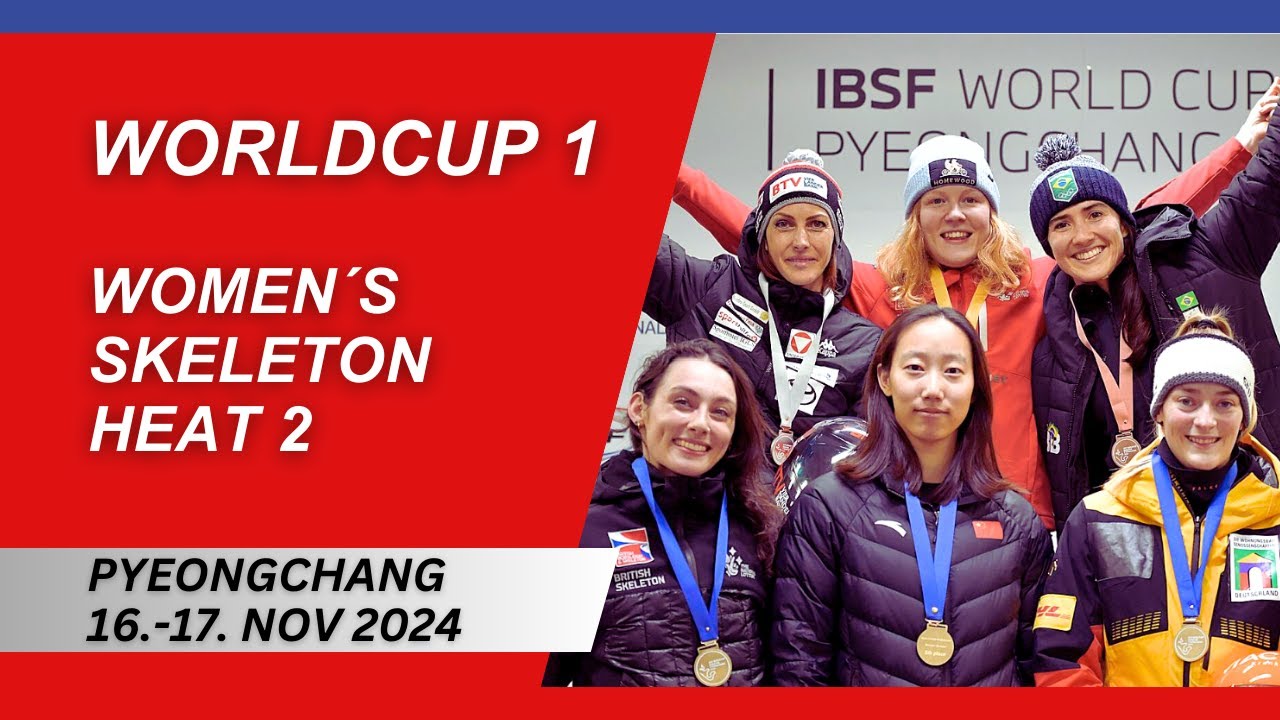 IBSF World Cup Pyeongchang - Women's Skeleton - Heat 2 - YouTube