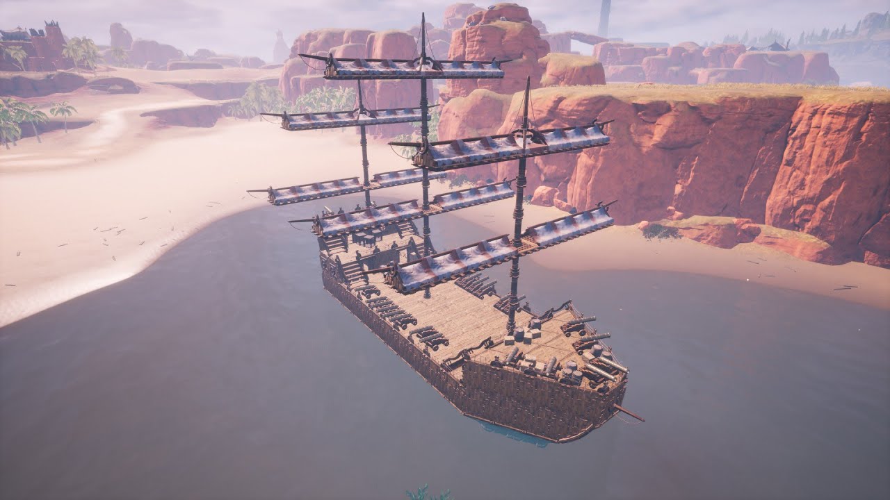 Conan Exiles Ship Build - YouTube