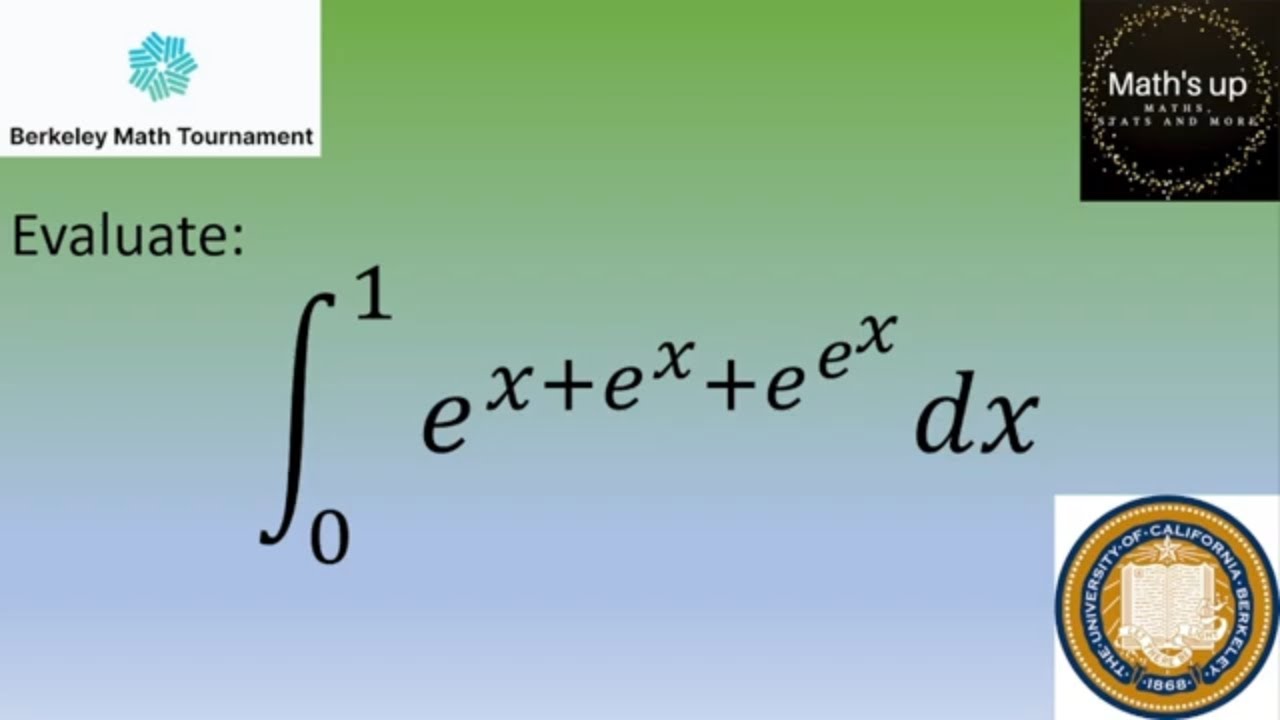 Berkeley Math Tournament 2022, an interesting integral to solve - YouTube