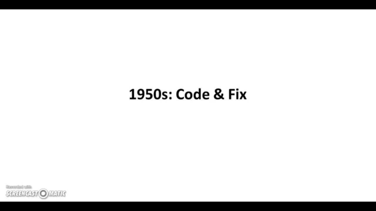 Software Development Methodologies (1950s - 1970s) - YouTube