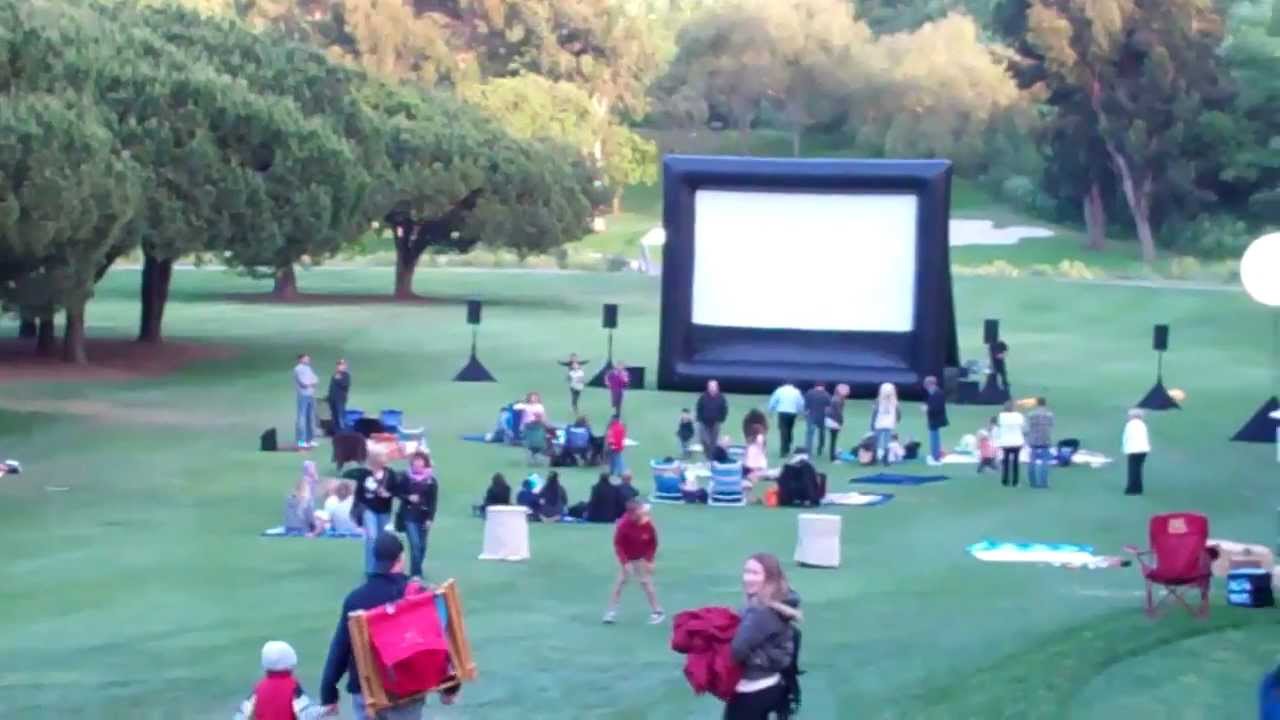 Movie Night on Fairway #1 at Ben Brown's - YouTube