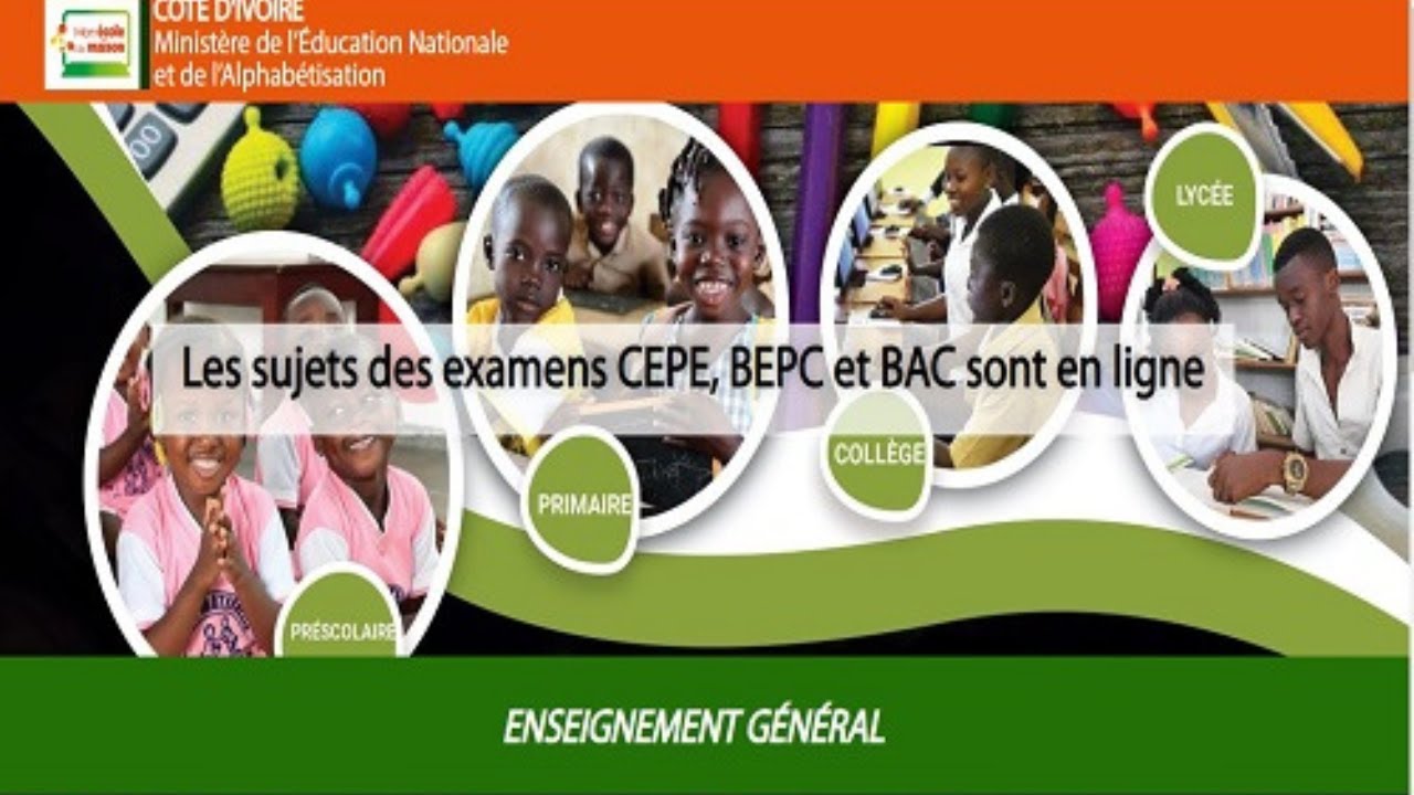 Examens Scolaires BAC, BEPC & CEPE : Bien Se Préparer En Ligne Avec Les ...