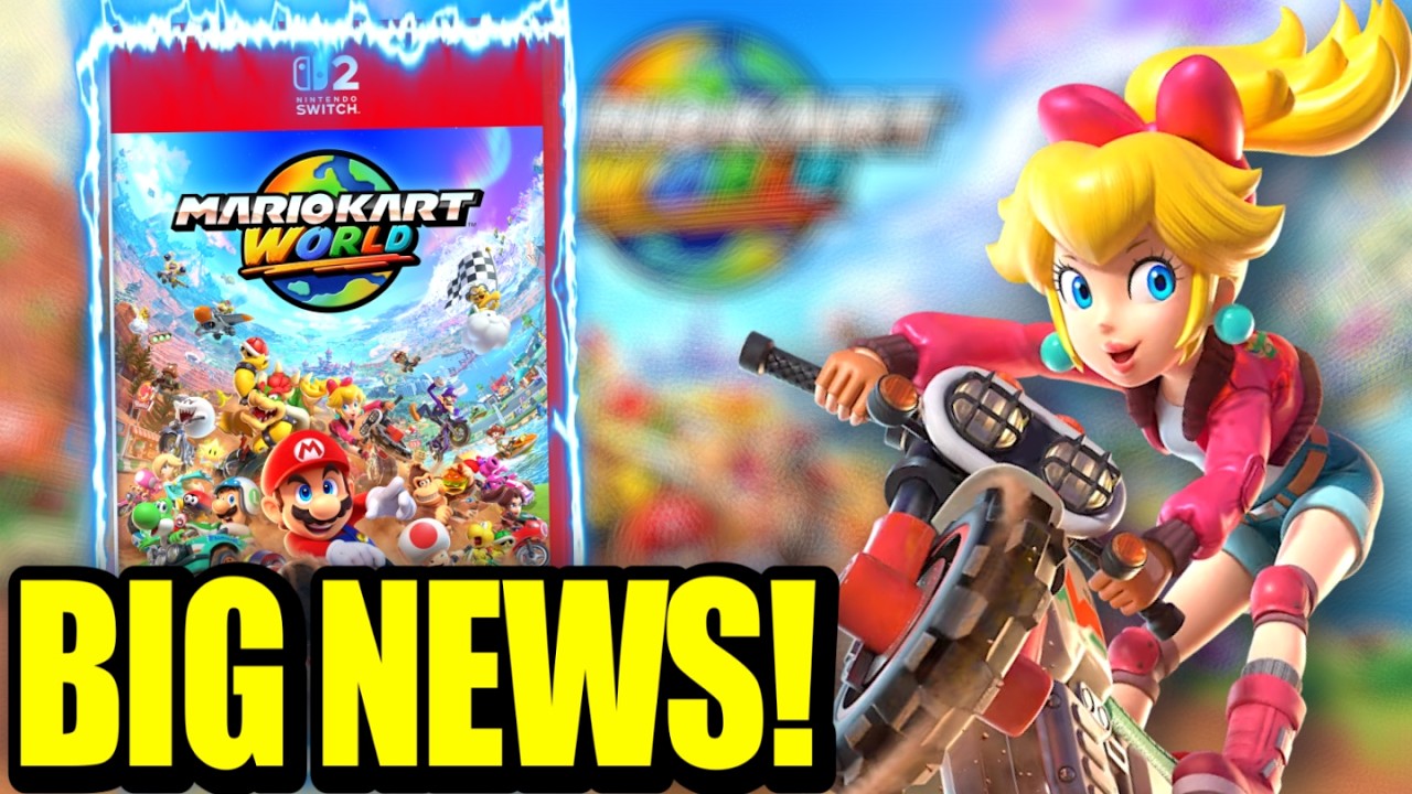 Mario Kart World BIG NEWS & LEAK Just Dropped! - YouTube