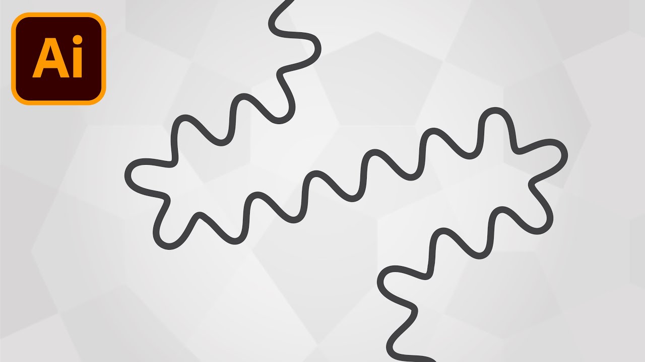 How To Make A Wavy Line Pattern Brush In Adobe Illustrator - YouTube