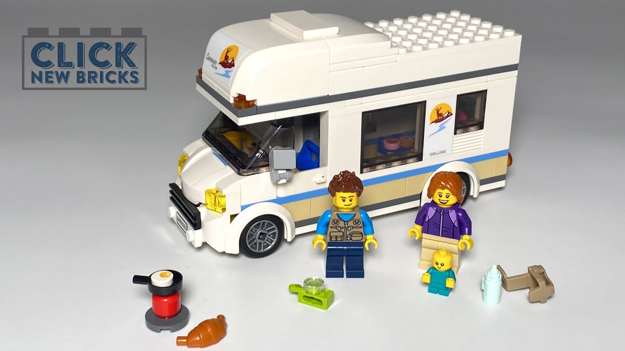 Lego City 60283 - Holiday Camper Van Speed Build - YouTube