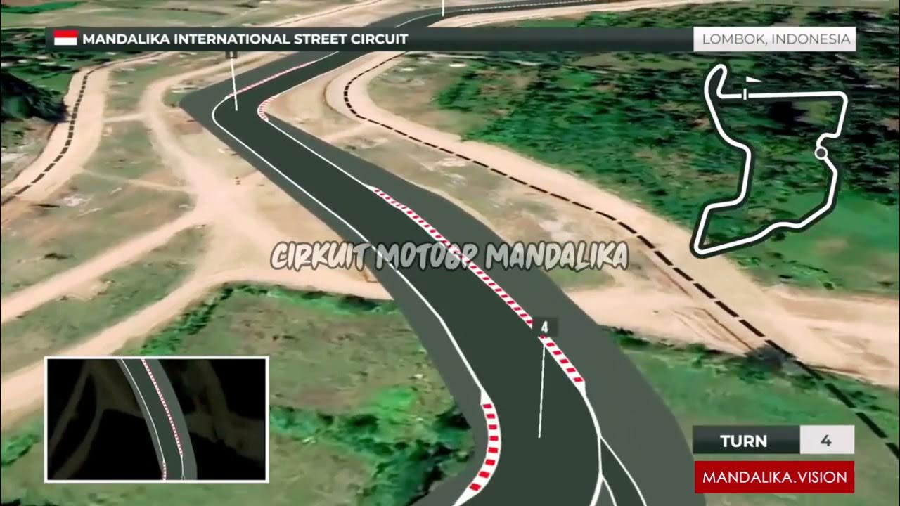 Layout Sirkuit Mandalika | MOTOGP LOMBOK INDONESIA - YouTube