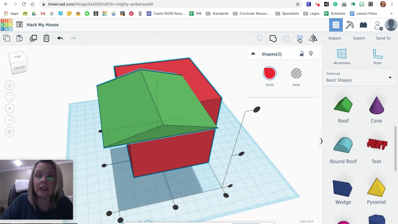 Introduction to TinkerCAD: Hack My House 3D - YouTube