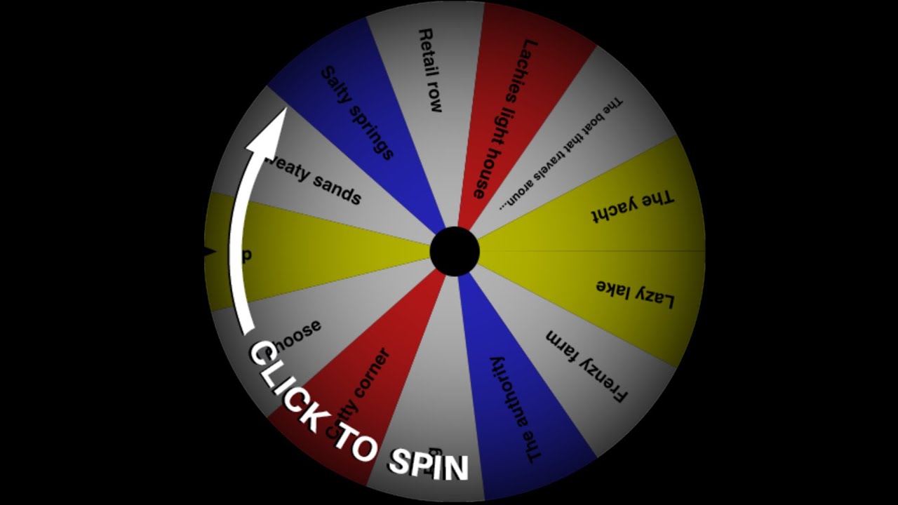 The Named Location Wheel Challenge - YouTube