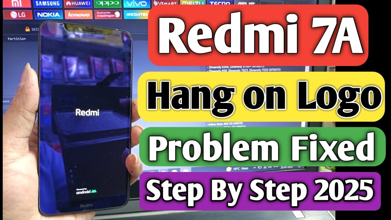 Redmi 7A Hang on Logo Problem | Redmi 7A Stuck on Logo | Redmi 7A Flash ...