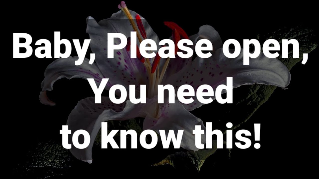 Love letter for you 💌 || Baby, Please open you need to know this💌😭🙏🫂 ...