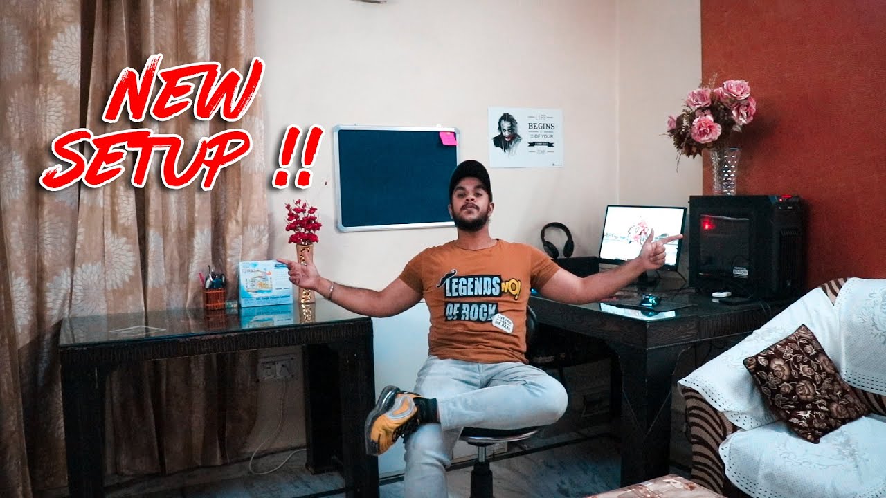My New Setup for Youtube !! Complete Setup Tour - YouTube