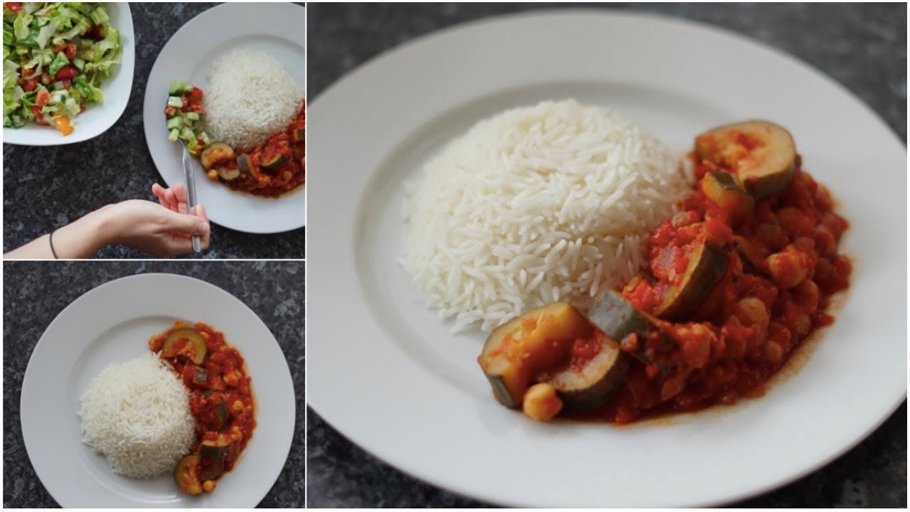 simple and delicious courgette stew | مركَة شجر - YouTube