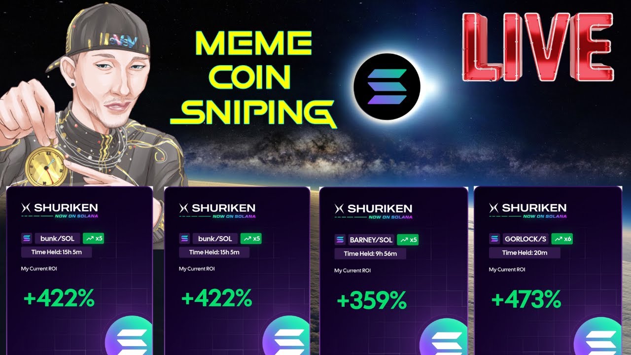 LIVE Crypto Meme Coin Trading on SOL, Pump.FUN! NEW Meme Coin Launch ...