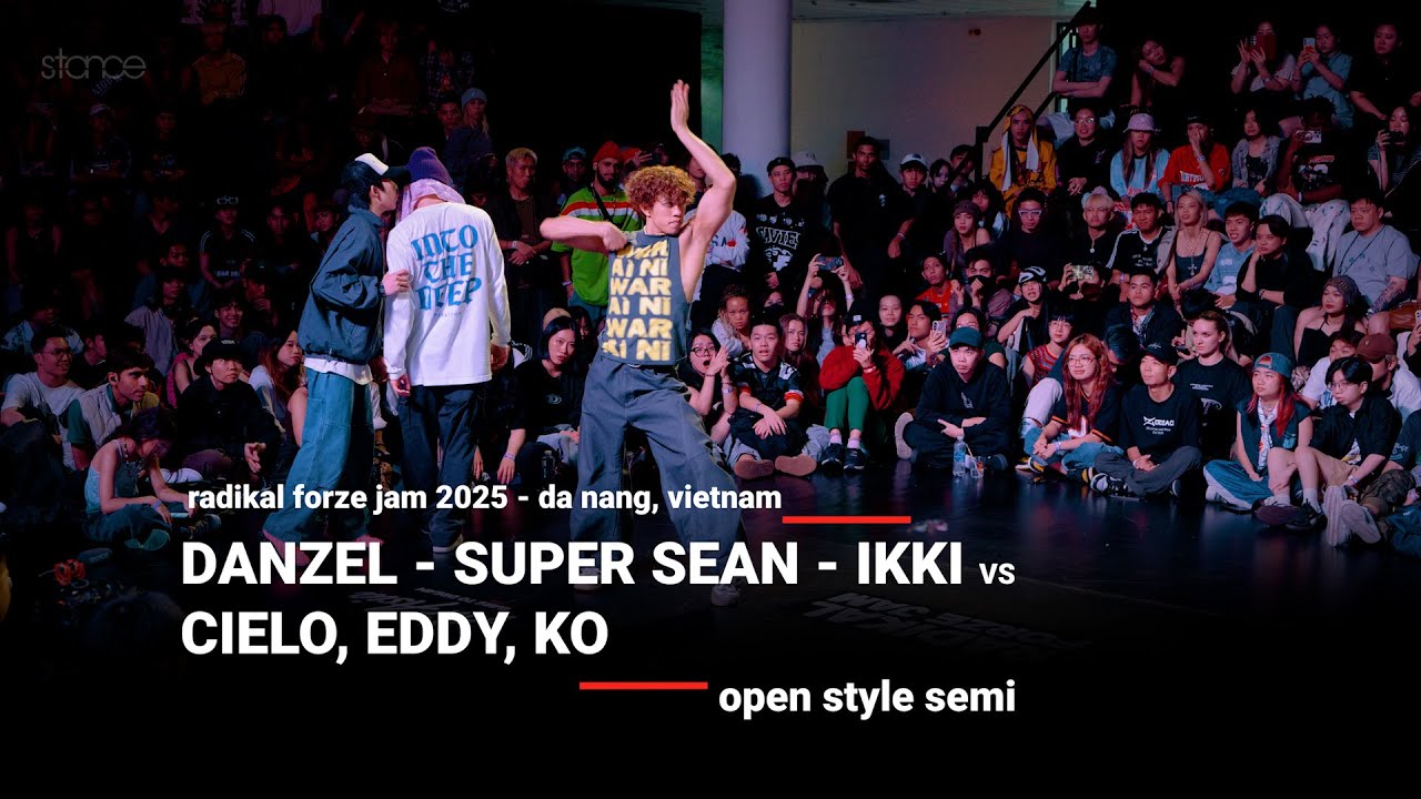 Danzel, Super Sean, Ikki vs Cielo, Eddy, KO [semi open styles] // stance x RF Jam 2025 - YouTube