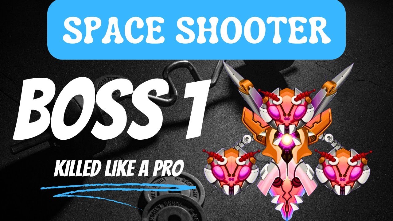 Epic Space Shooter Boss Battle - Defeating Boss 1 Like Pro - YouTube