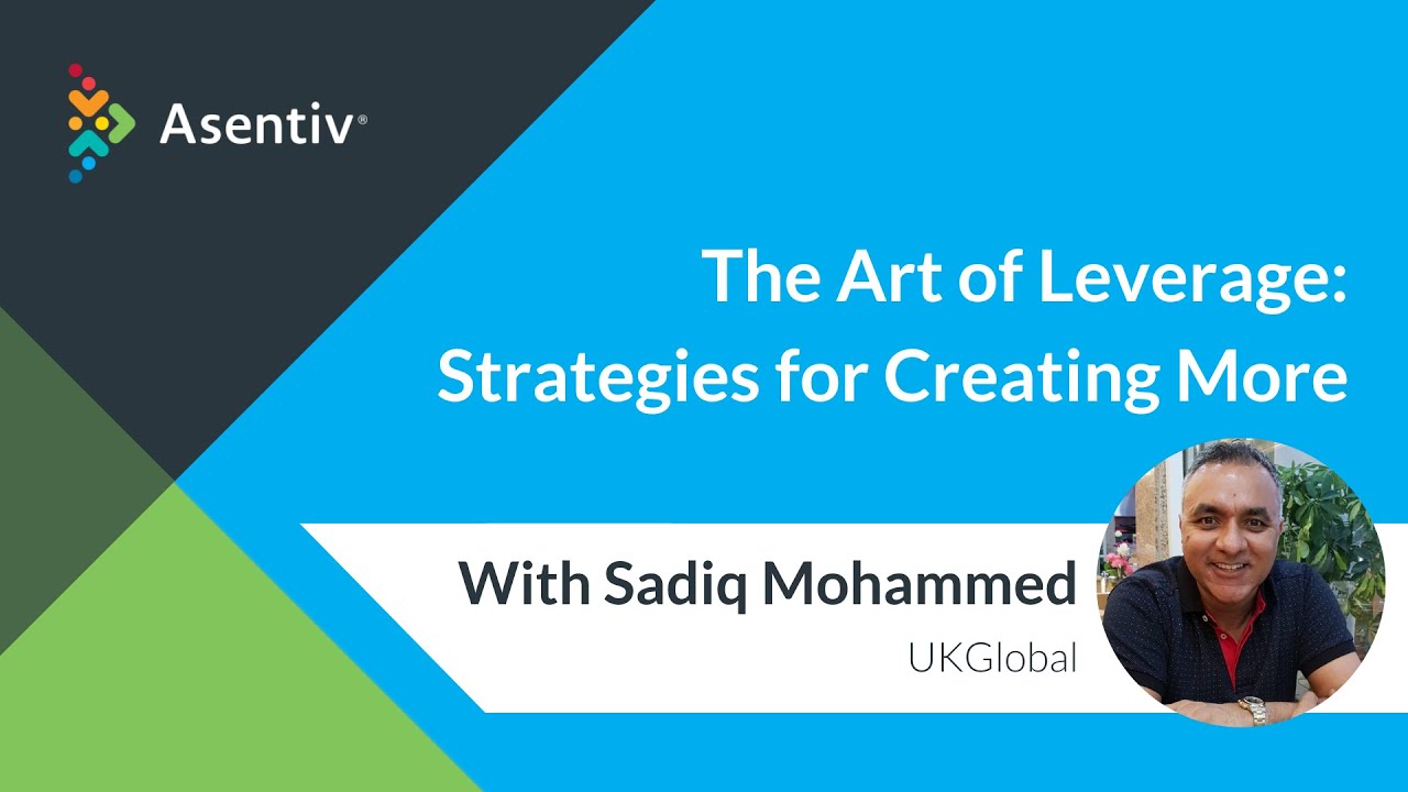 The Art of Leverage with Sadiq Mohammed - Presented by Ewan Sturman ...