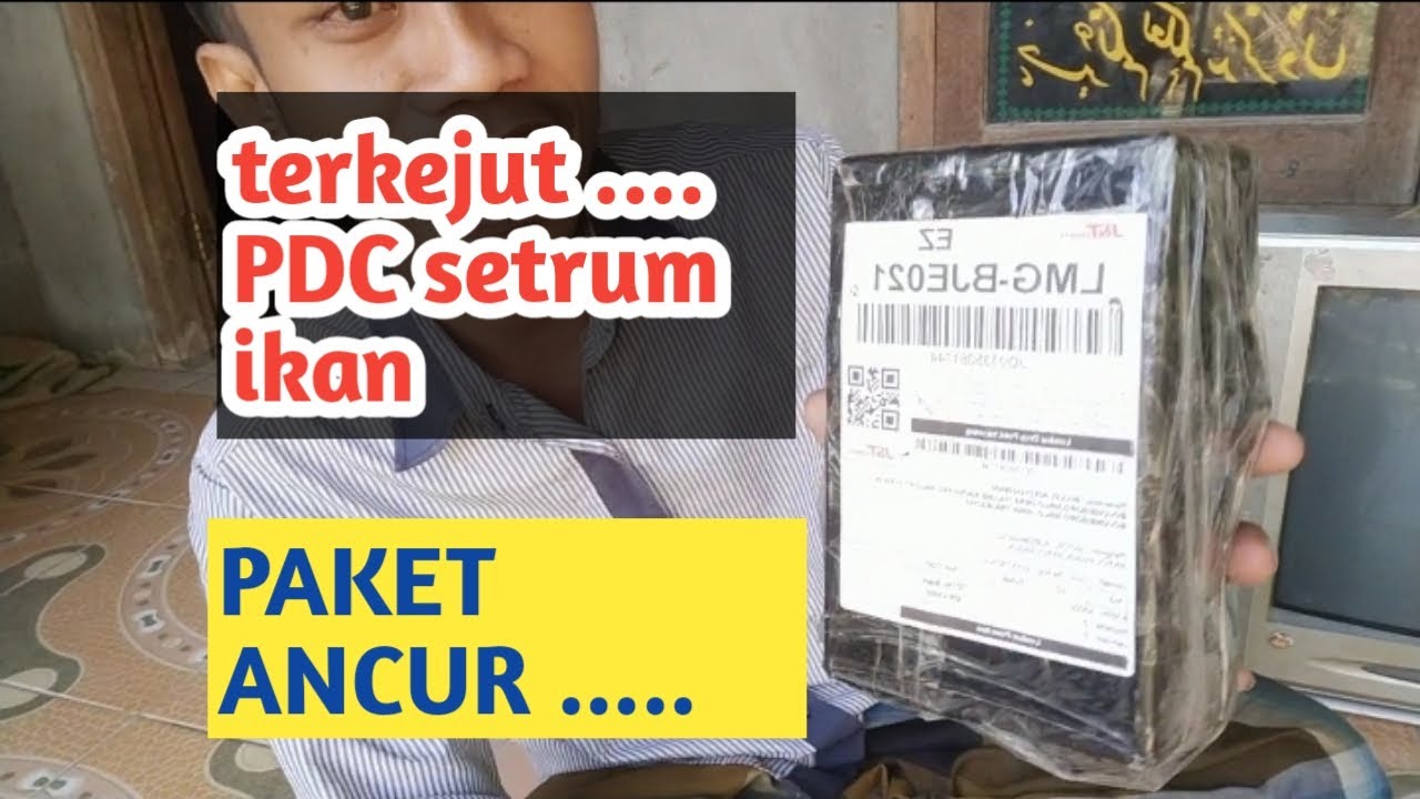 mencoba UNBOXING inferter PDC setrum ikan paket - YouTube