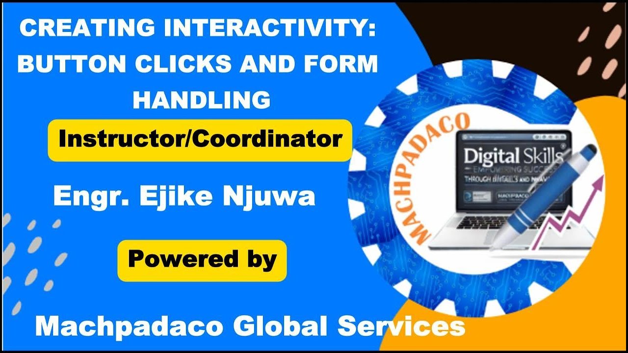 5 Creating Interactivity Button Clicks and Form Handling - YouTube