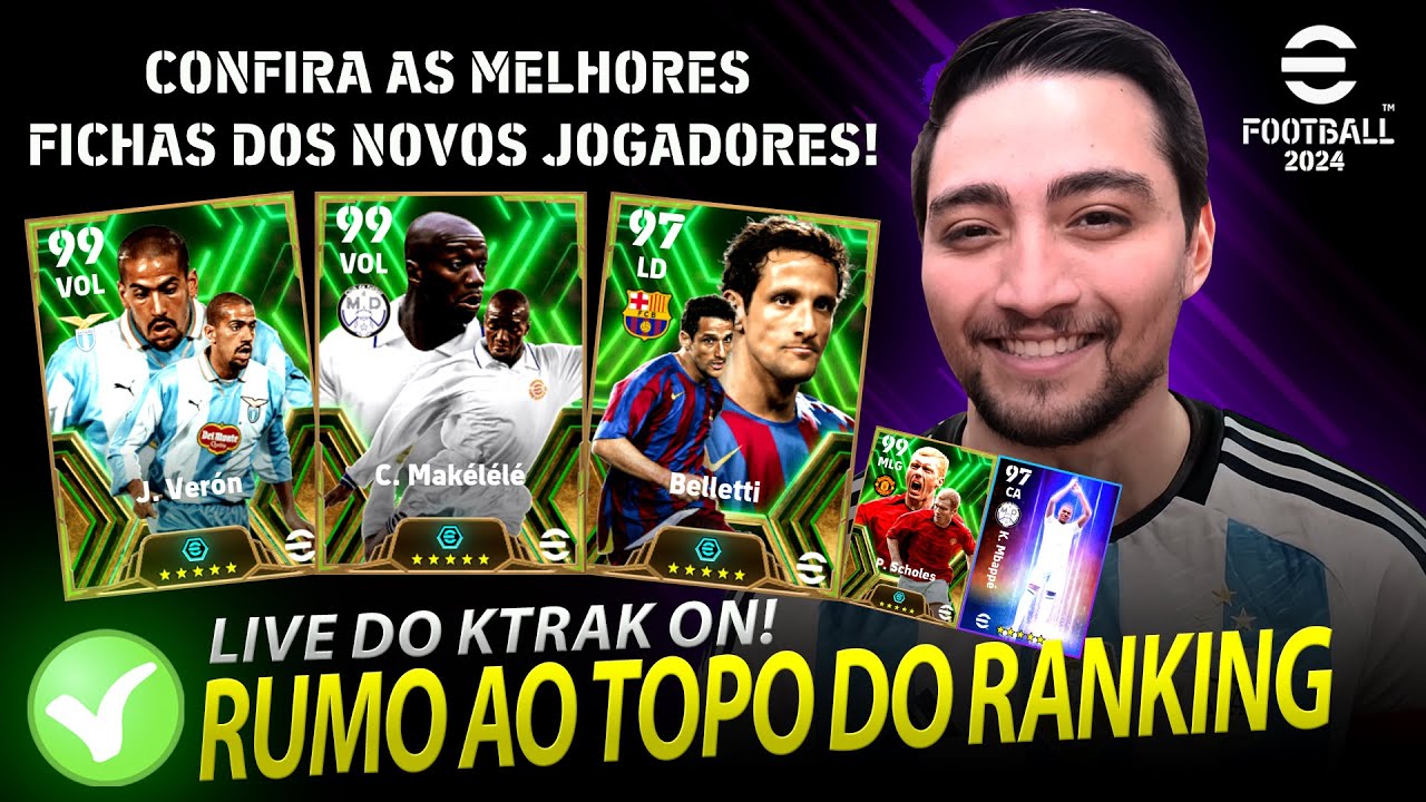 🟢 AO VIVO - RUMO AO TOPO DO EFOOTBALL 2024 🟢 !social !zap !kibola !cam ...