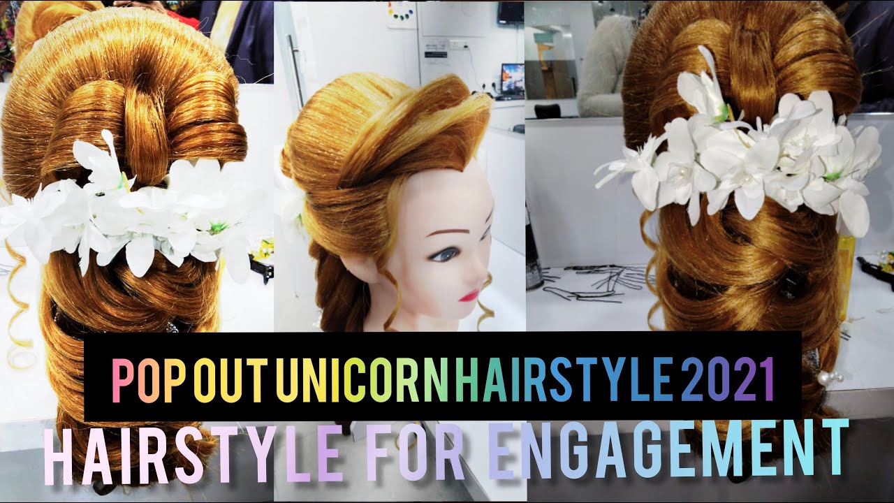 Best HD Modern Reception Hairstyle || STEP BY STEP || Saziabeauty - YouTube