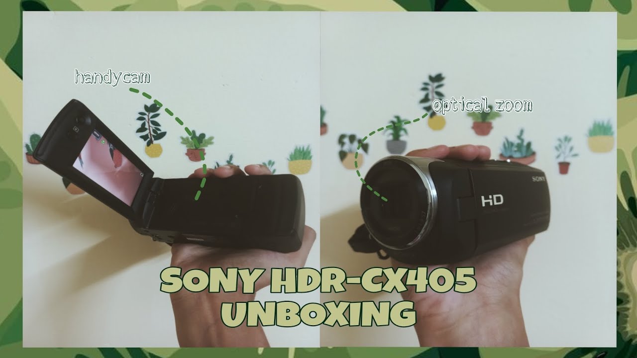 Sony Handycam HDR-CX405📹 | Unboxing🤍 - YouTube