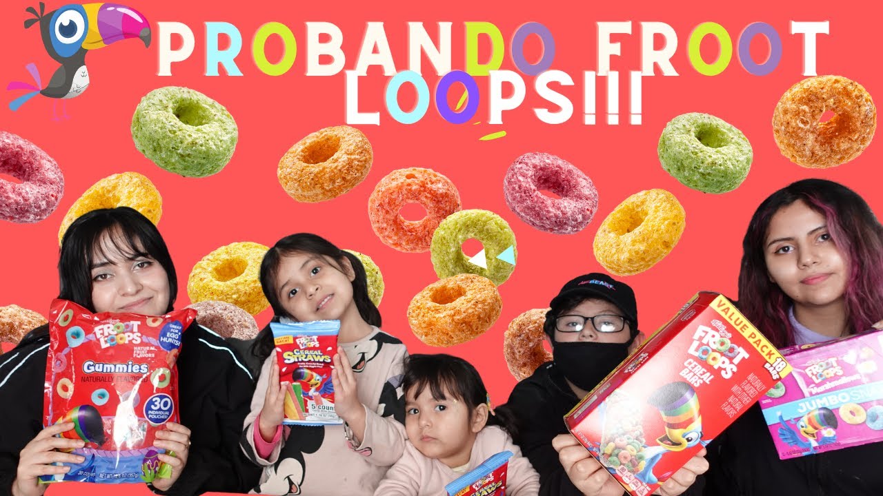 🍇PROBANDO DIFERENTE VARIEDADES DE FRUIT LOOPS!🥣🍇 - YouTube