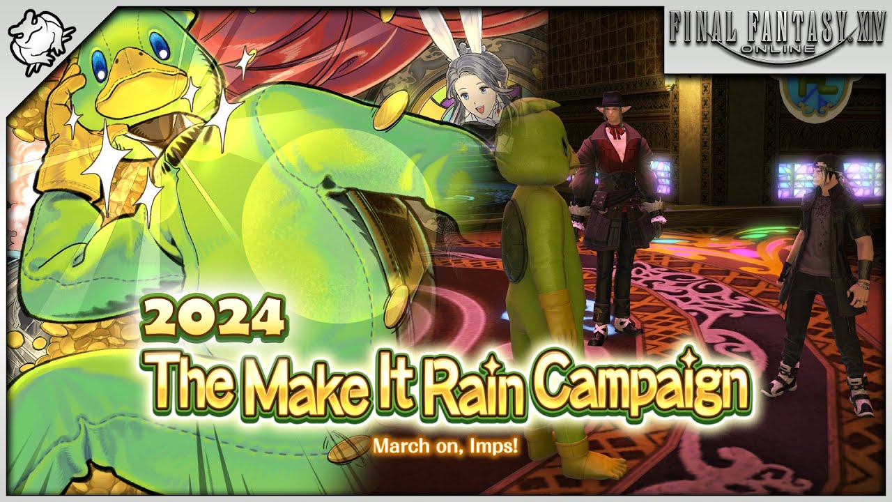 FFXIV - The Make It Rain Campaign Event 2024 - YouTube