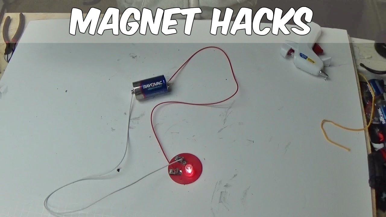 4 DIY Magnet hacks - YouTube