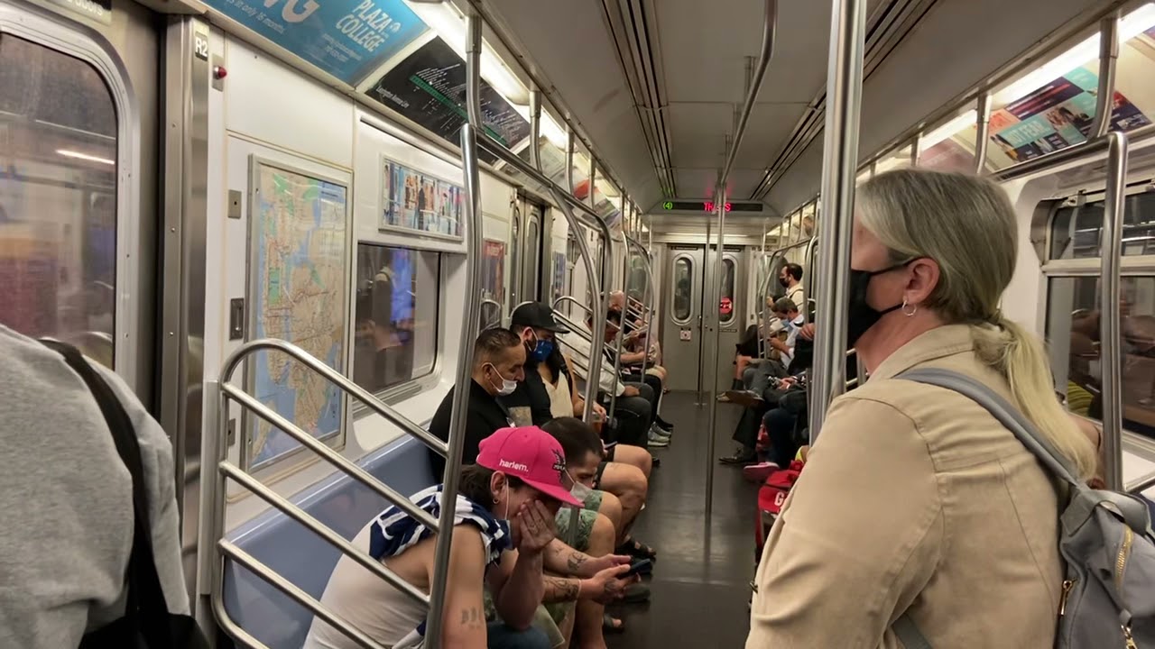 NYC Subway - Downtown 4 express train from Grand Central to Bowling ...