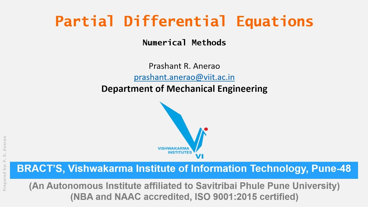 L30 Numerical Methods | Partial Differential Equations | Introduction ...