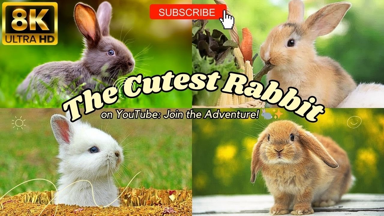 The Cutest Rabbit on YouTube: Join the Adventure! 🐇 - YouTube
