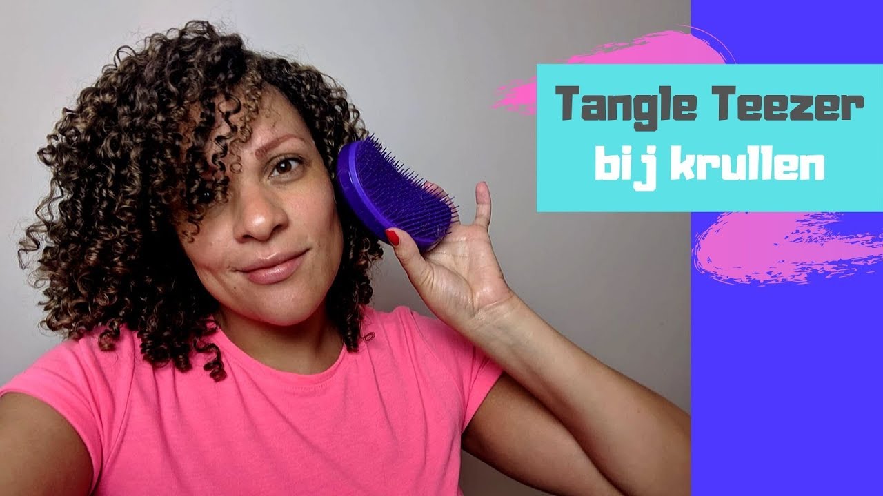 TANGLE TEEZER REVIEW: De Tangle Teezer Borstel bij Krullend Haar (werkt ...
