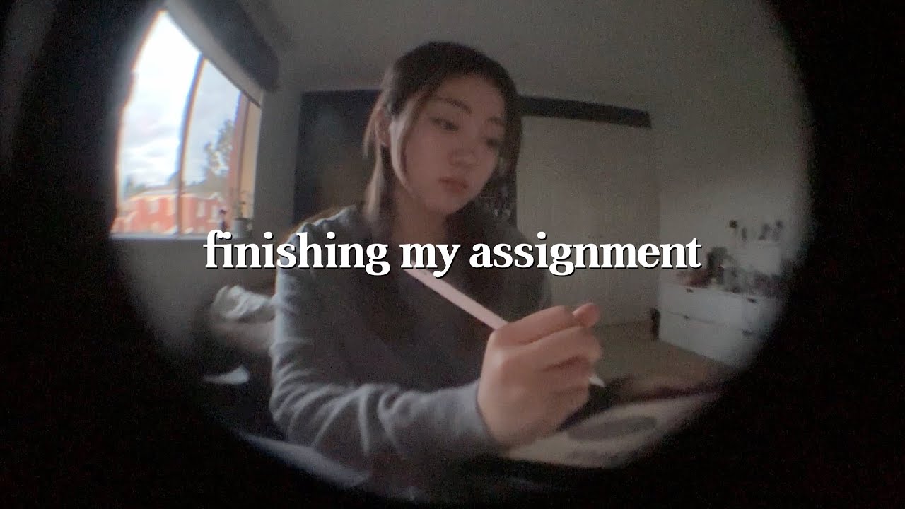 finishing my assignment in one sitting? lets get productive! (design ...