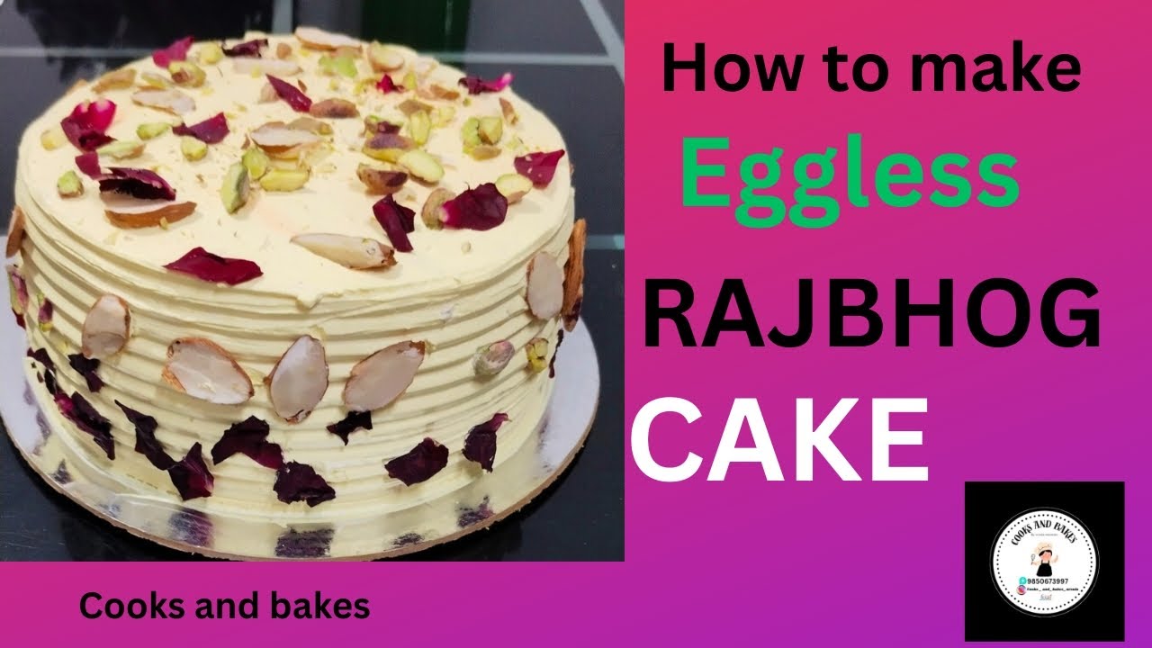 How to make eggless | Rajbhog cake at home - YouTube