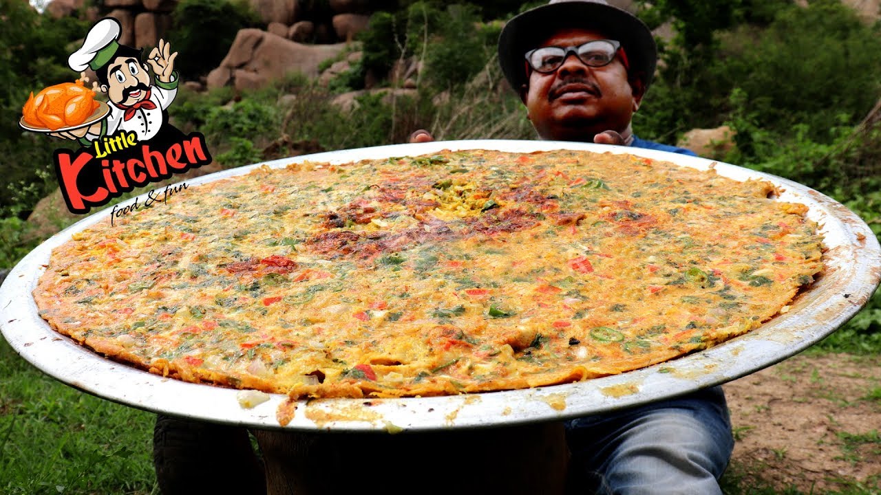Big Masala Omelette By Little Man |Little Kitchen - YouTube