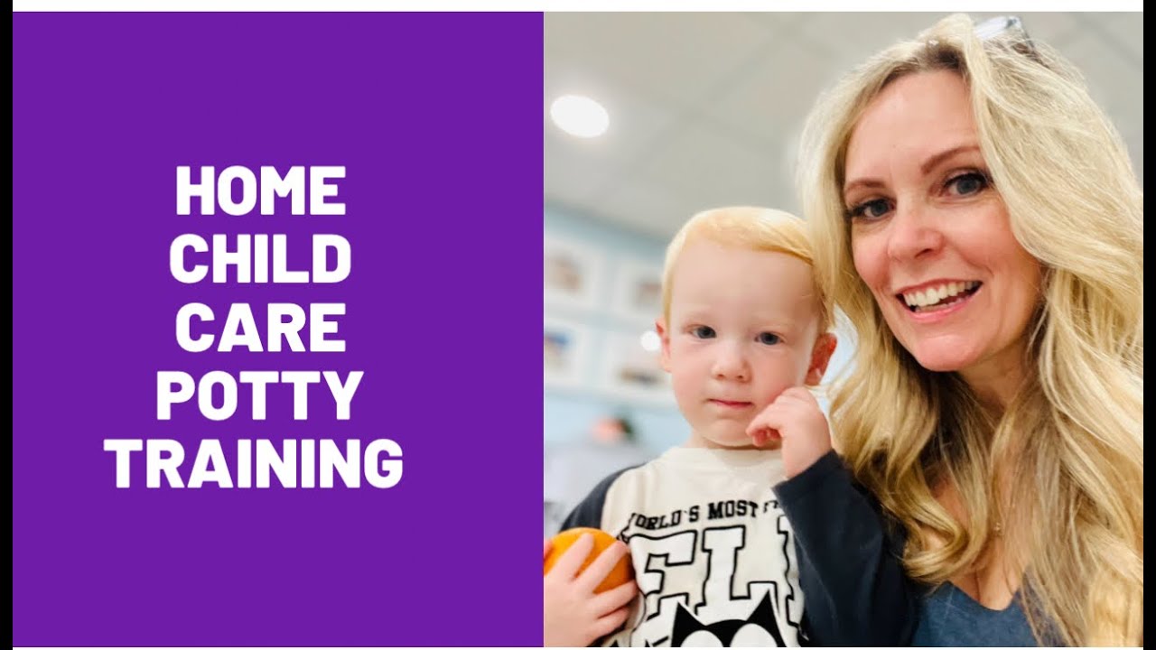 Home childcare Bathroom Tour // potty training system - YouTube