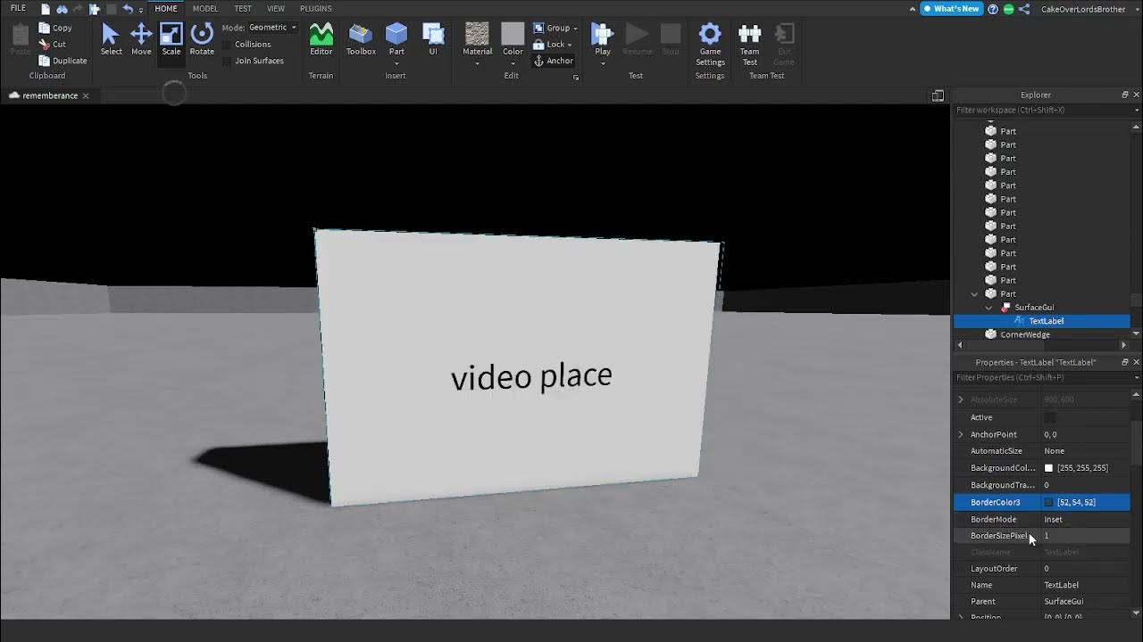 How to add text to a block [Roblox studio] - YouTube