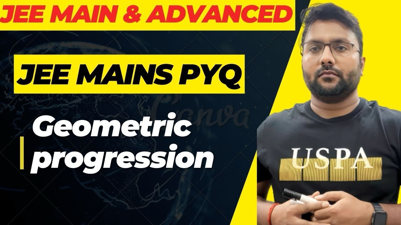 JEE Mains pyq | GP JEE mains pyq #JEE mains 2024 #sequence and series ...