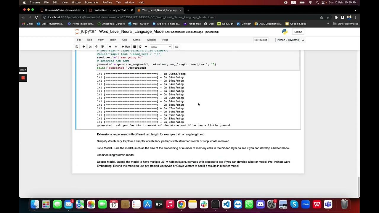 Next Word Prediction using Neural Language Model in NLP and Python ...