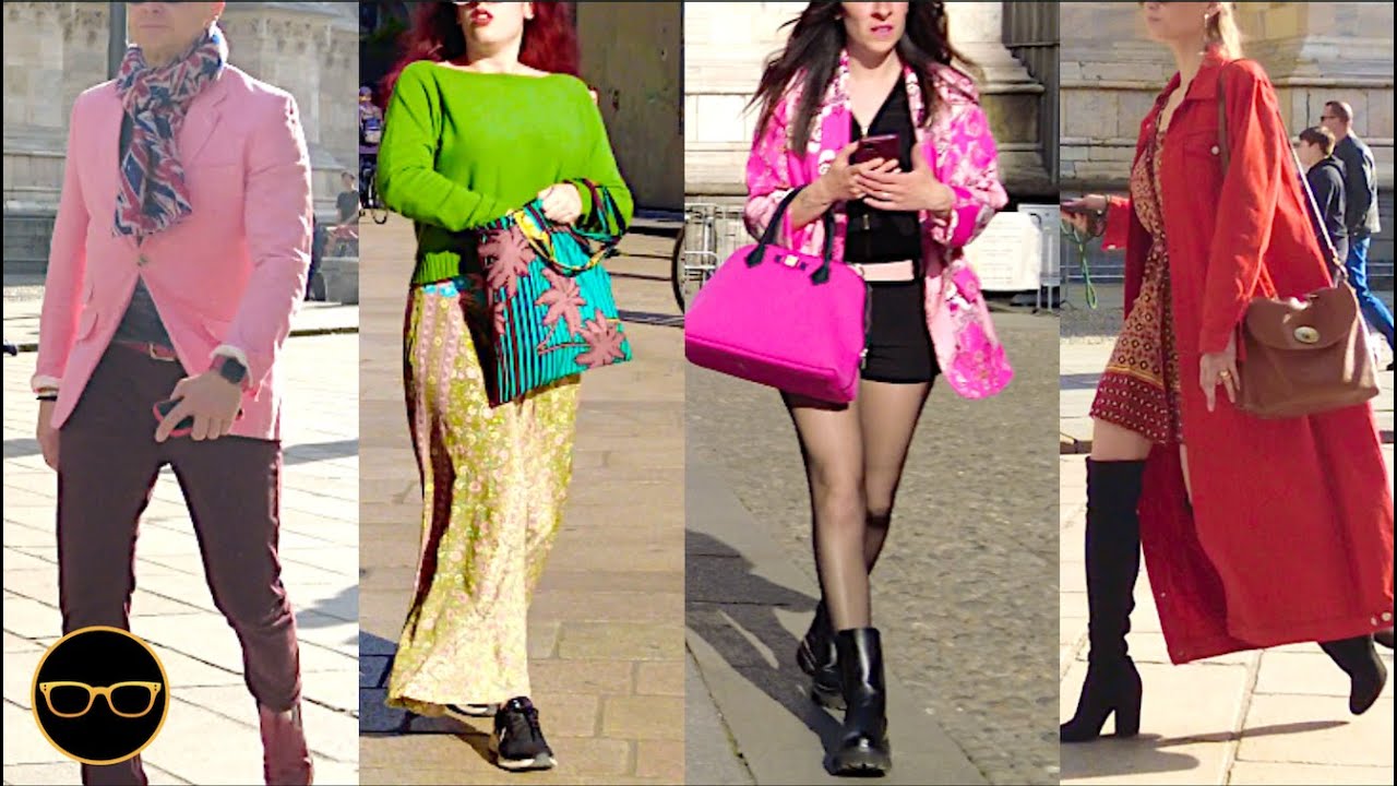 MILAN SPRING/SUMMER VIBES | April Fashion style at 20°C | 68°F - YouTube