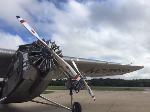 Flying in the Tin Goose: 1928 Ford Tri-Motor Airplane "City of Witchita ...